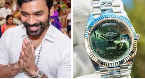 தனுஷ் கட்டி இருந்த ரோலக்ஸ் வாட்ச் ! விலை என்ன தெரியுமா? ஒரு சொகுசு காரே ...