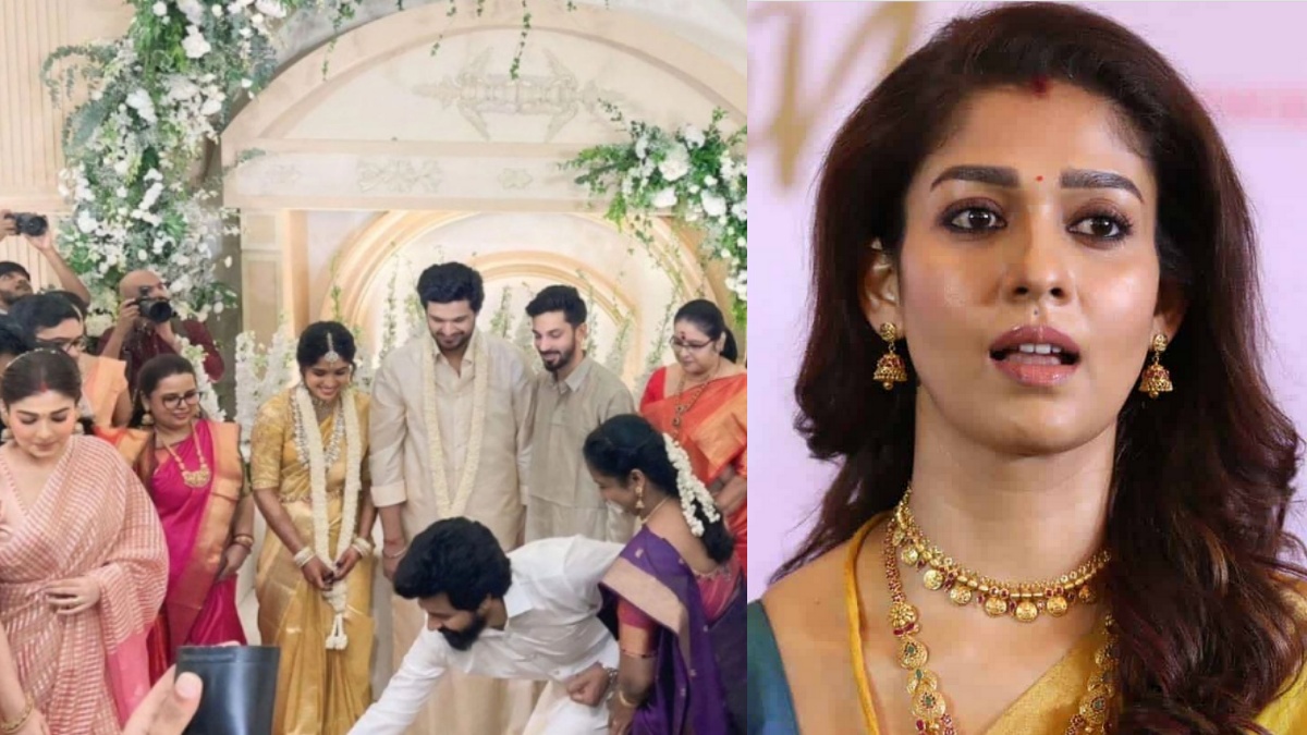 தனுஷ் பட தயாரிப்பாளர் திருமணத்தில் என்ட்ரி கொடுத்த நயன்தாரா.. சிவகார்த்திகேயனோடு யாரு பாருங்க ...
