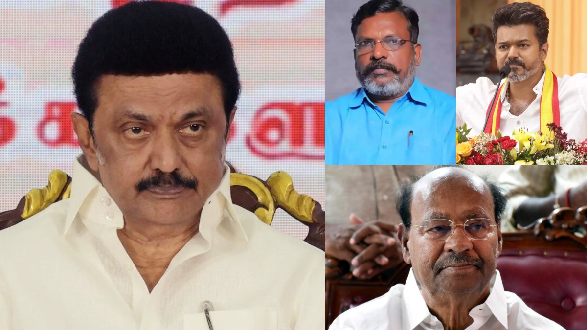 ஒரு பக்கம் திருமா - விஜய்.. இன்னொரு பக்கம் ராமதாஸுடன் மேடையை பகிரும் ...