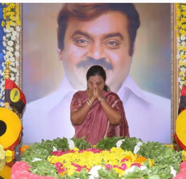 2025 இல் கிரகப்பிரவேசம்..! விஜயகாந்த் புதிய பங்களா ரெடி! எப்படி இருக்கு தெரியுமா? | Open in 2025 ...