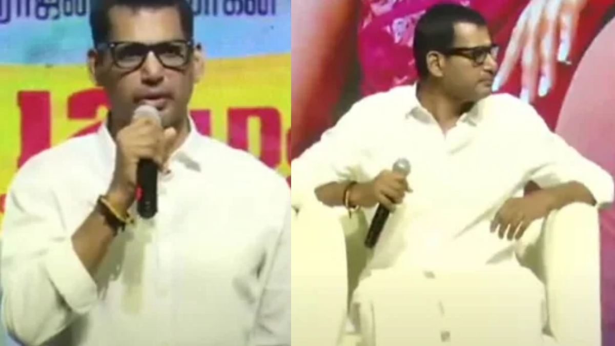 விஷாலை பத்திரமாக சேரில் உட்கார வைத்த விஜய் ஆண்டனி! உருகும் ரசிகர்கள் ...