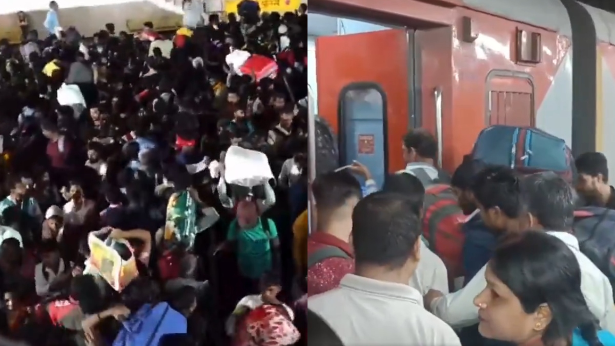 நள்ளிரவில் திடீர் பரபரப்பு! டெல்லி ரயில் நிலையத்தில் கட்டுக்கடங்காமல் ...