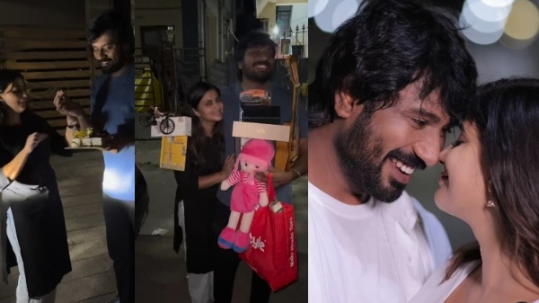 வீட்டில் விசேஷம்.. மனைவி கொடுத்த சர்ப்ரைஸ்.. கேக் வெட்டி கொண்டாடிய ...