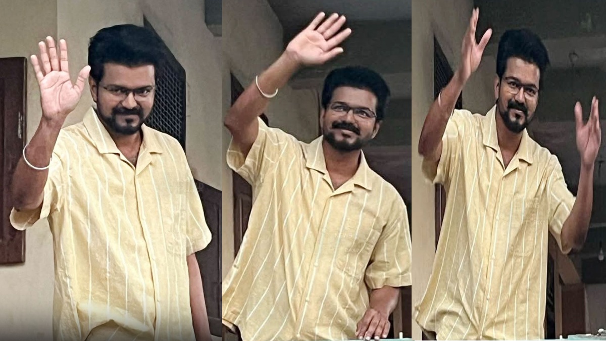 புதிய கெட்டப்பில் விஜய்.. ‛ஜனநாயகன்' சூட்டிங் ஸ்பாட்டில் ரசிகர்களை ...