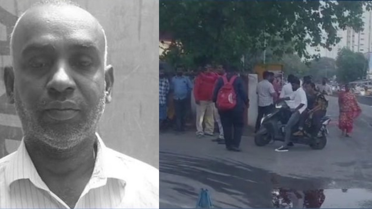 சென்னை வியாசர்பாடியில் ரவுடி ராஜி வெட்டிக்கொலை.. குவிக்கப்பட்ட போலீசார் ...