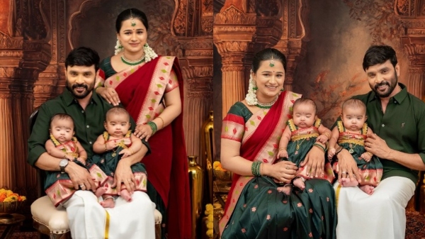 தங்கபுள்ள பாருங்க.. முதல் முறை குழந்தைகளின் முகத்தை காட்டிய சினேகன்- கன்னிகா.. நெகிழ்ச்சி போஸ்ட் ...