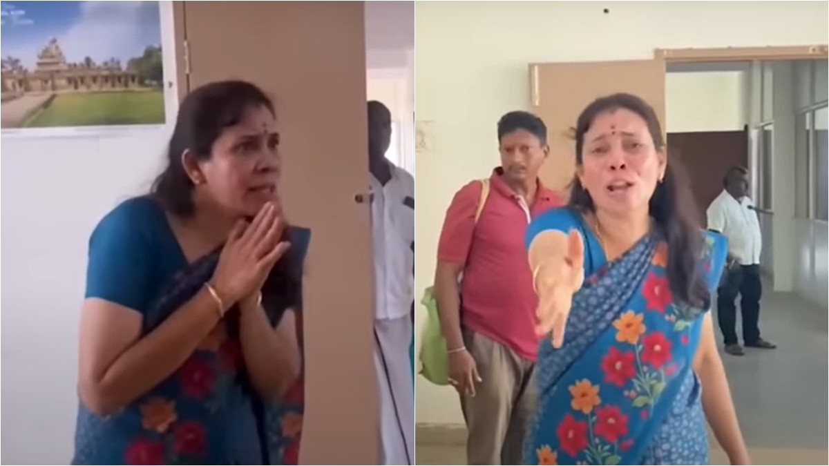 பட்டா பிரச்சனை.. அரியலூர் துணை தாசில்தாருடன் பெண் வாக்குவாதம்.. உடைத்து ...