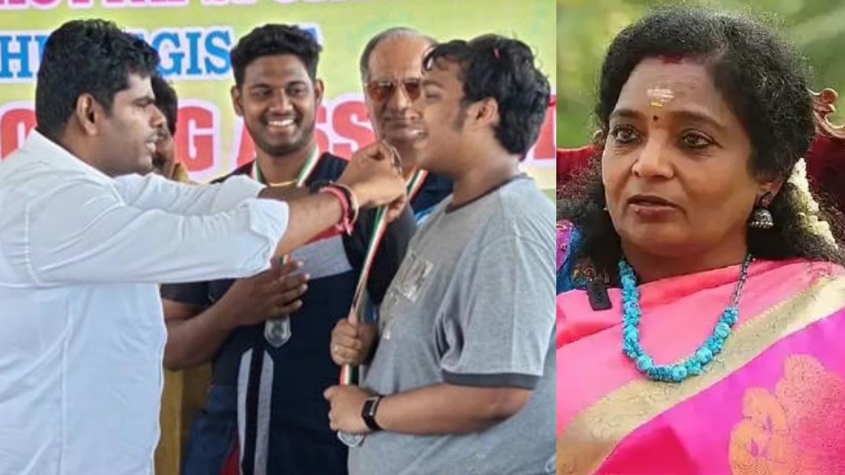 பதக்கம் பெற மறுத்த டி.ஆர்.பி.ராஜா மகன் சூர்யா! கண்டித்த தமிழிசை! எதிராக ...