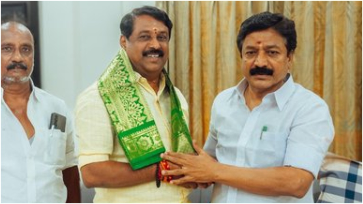 திடீரென சிவி சண்முகம் வீட்டிற்கு வந்த நயினார் நாகேந்திரன்.. ஒரு மணி ...