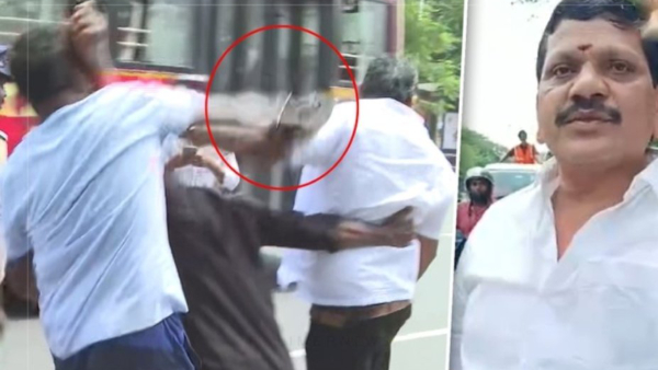 சென்னை டிஜிபி அலுவலகம் முன்பாகவே.. ஏர்போர்ட் மூர்த்தியை செருப்பால் ...