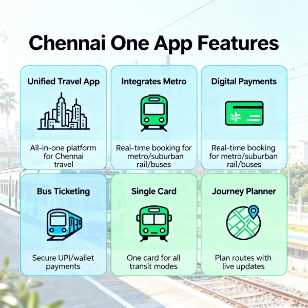 Chennai One: இன்று அறிமுகம்.. சென்னை ஒன் செயலி.. இனி பஸ், ரயில், மெட்ரோவில்.. எளிதாக பயணிக்கலாம் ...