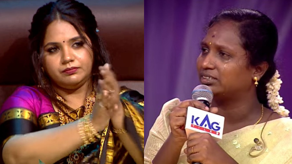 SaReGaMaPa: "எள்ளு வய பூக்களே” பாடலை கண்ணீரோடு பாடிய பவித்ரா.. சைந்தவி ...
