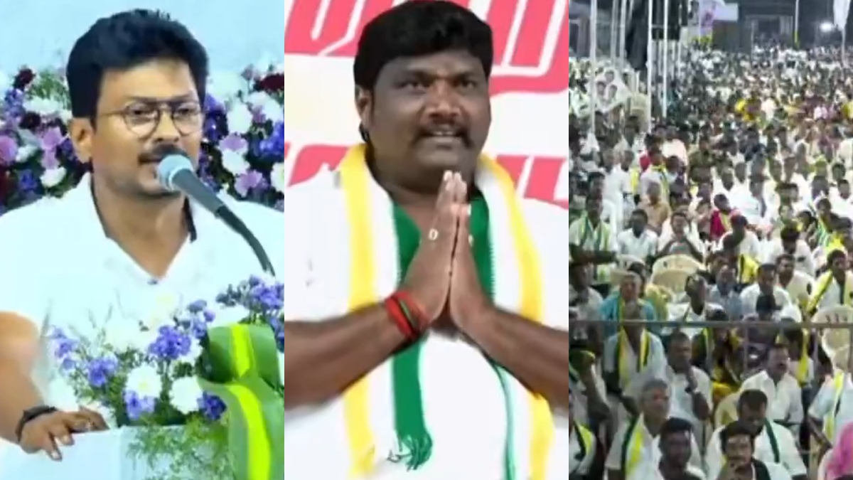 "ராஜ் கவுண்டர்".. மீண்டும் மீண்டும் சொன்ன உதயநிதி ஸ்டாலின்.. சமூக நீதி ...