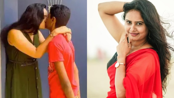 ரீல்ஸ் மோகம்.. மகனுக்கு உதட்டில் முத்தம்.. சீரியல் நடிகையை திட்டும் ...