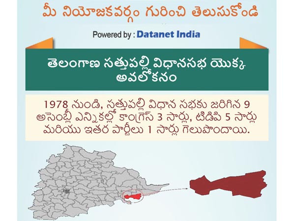 తెలంగాణ అసెంబ్లీ ఎన్నికలు: సత్తుపల్లి నియోజకవర్గం గురించి తెలుసుకోండి ...