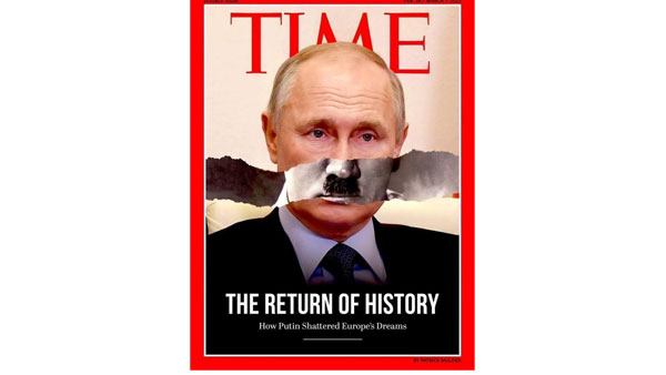 Fact check : పుతిన్ ను హిట్లర్ తో పోల్చిన టైమ్ మ్యాగజైన్ ? అసలు ...