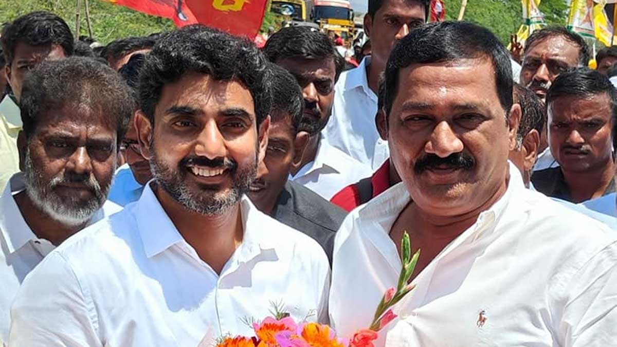 నారా లోకేష్ పాదయాత్రలో గంటా శ్రీనివాస్- కీలక హామీ | TDP MLA Ganta ...