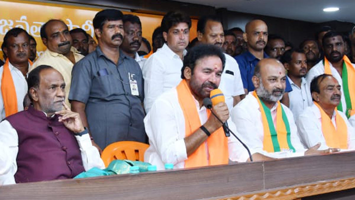 అన్ని పార్టీల్లో రేవంత్, ప్రగతిభవన్‌కు కాంగ్రెస్ జాబితా అంటూ కిషన్ ...