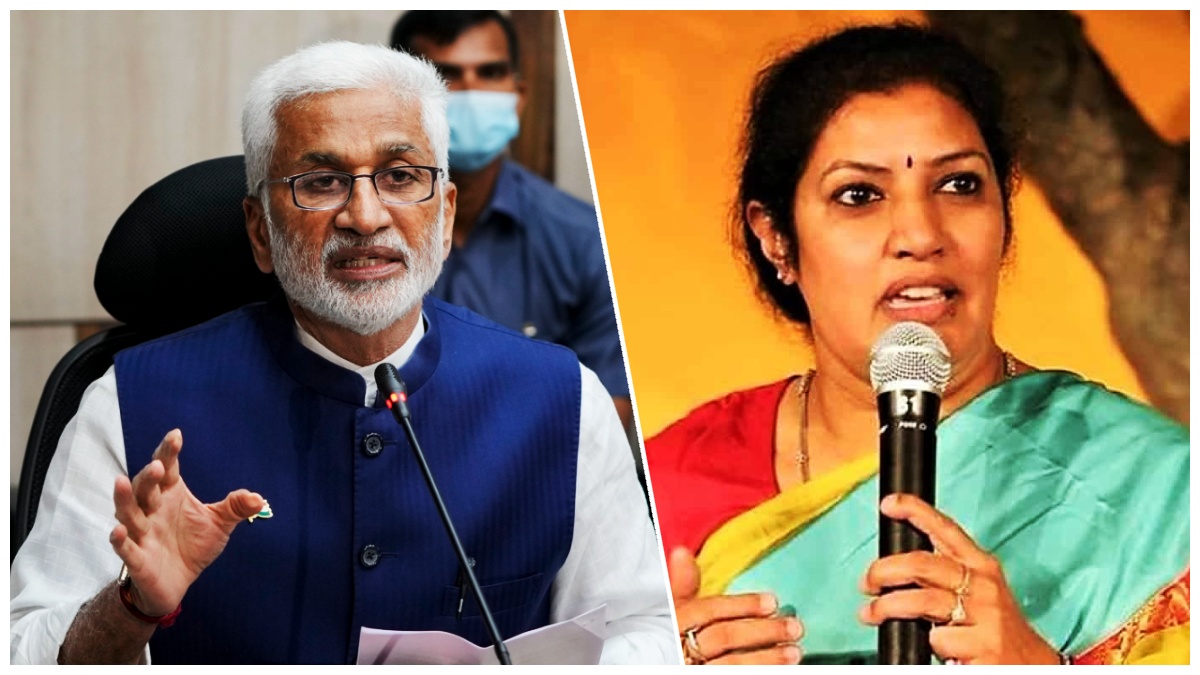 పురందేశ్వరిది కుటుంబ అజెండా, ఆ వర్గం కోసమే - సాయిరెడ్డి..!! | MP Vijayasai Reddy Counter for BJP ...