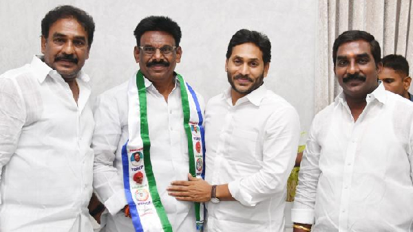 టీడీపీకి సీనియర్ నేత గుడ్‌బై: జగన్ సమక్షంలో వైసీపీ కండువా | TDP leader Kommareddy Chalama Reddy ...