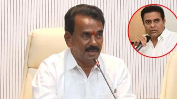 పండగపూట ప్రెస్‌మీట్ పెట్టించారు: కేటీఆర్‌పై మంత్రి జూపల్లి కృష్ణారావు ఫైర్ | jupally krishna rao ...