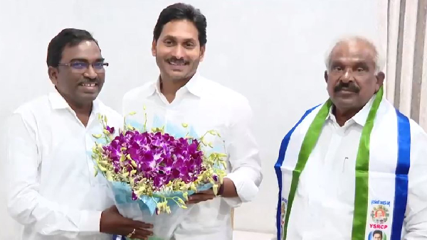 టీడీపీ మాజీ మంత్రిని వైసీపీలోకి ఆహ్వానించిన జగన్ | Senior TDP leader and former minister ...