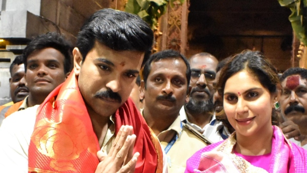 క్లీంకారతో కలిసి తిరుమల శ్రీవారిని దర్శించుకున్న రామ్ చరణ్, ఉపాసన ...