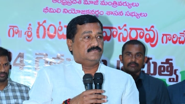 ఎమ్మెల్సీ ఎన్నిక వేళ వైసీపీకి మరో షాకిచ్చిన గంటా ! త్వరలో జరిగేది ఇదే..! | tdp mla ganta ...