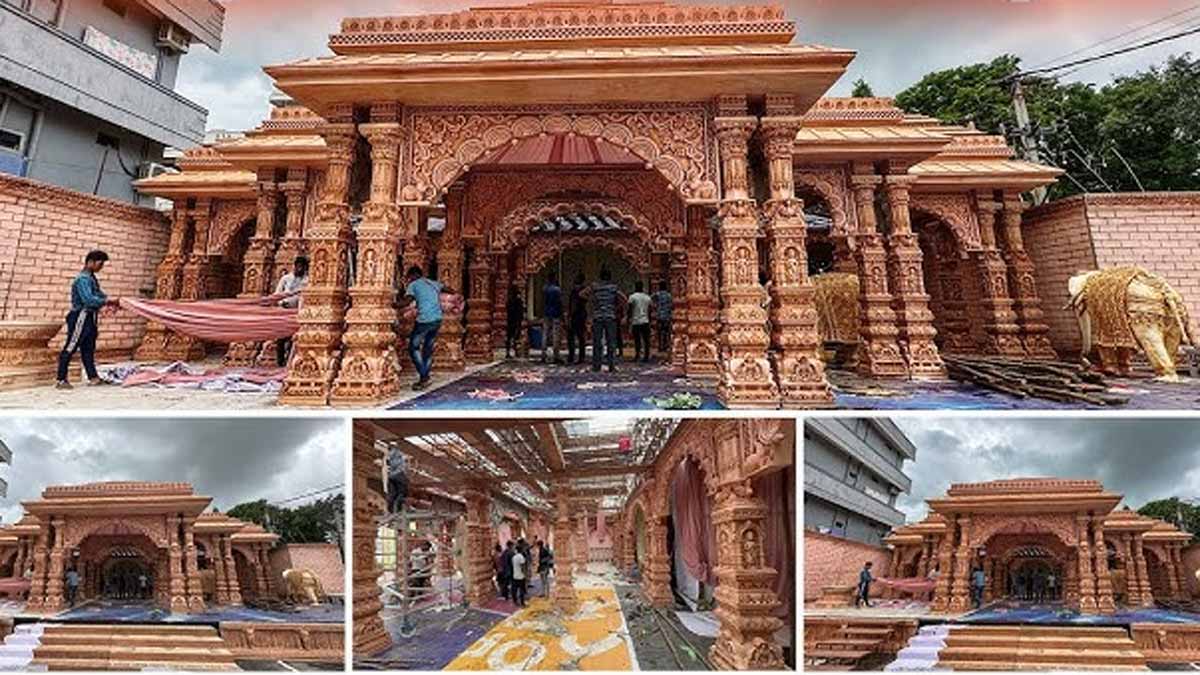 Balapur Ganesh: అయోధ్య రామమందిర ఆకారంలో బాలాపూర్ గణేషుడి మండపం ...