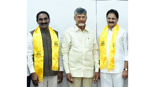 టీడీపీలో చేరిన మోపిదేవి వెంకటరమణ, మస్తాన్ రావు | Former YCP MPs ...