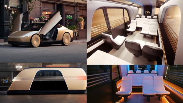 Robotaxi-RoboVan: మతిపోగొడుతున్న టెస్లా రోబో ట్యాక్సీ, రోబో వ్యాన్ లు ...