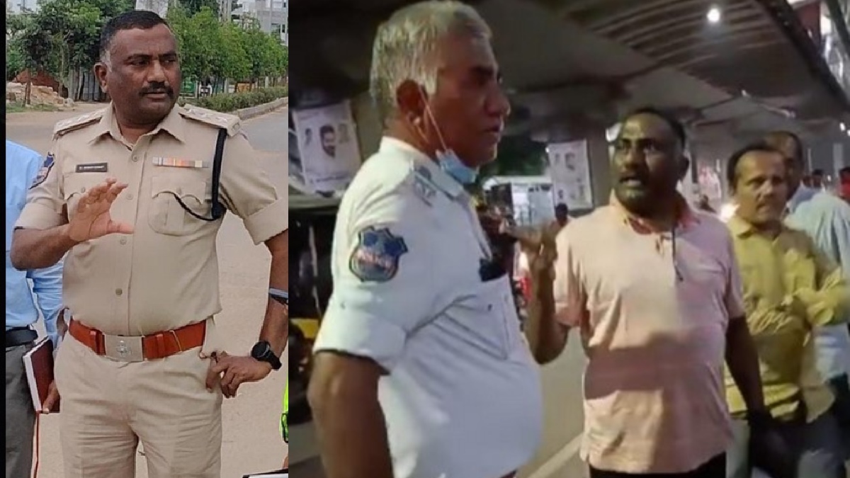 డ్రంక్ అండ్ డ్రైవ్ నిర్వహిస్తున్న పోలీసులపై ఏసీపీ వీరంగం! (వీడియో) | Siddipet ACP Suman Kumar's ...