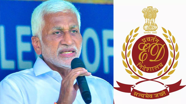 సాయిరెడ్డికి షాకిచ్చిన ఈడీ: వైవీ సుబ్బారెడ్డి కుమారుడికీ..!! | ED has issued notices to YSRCP MP ...