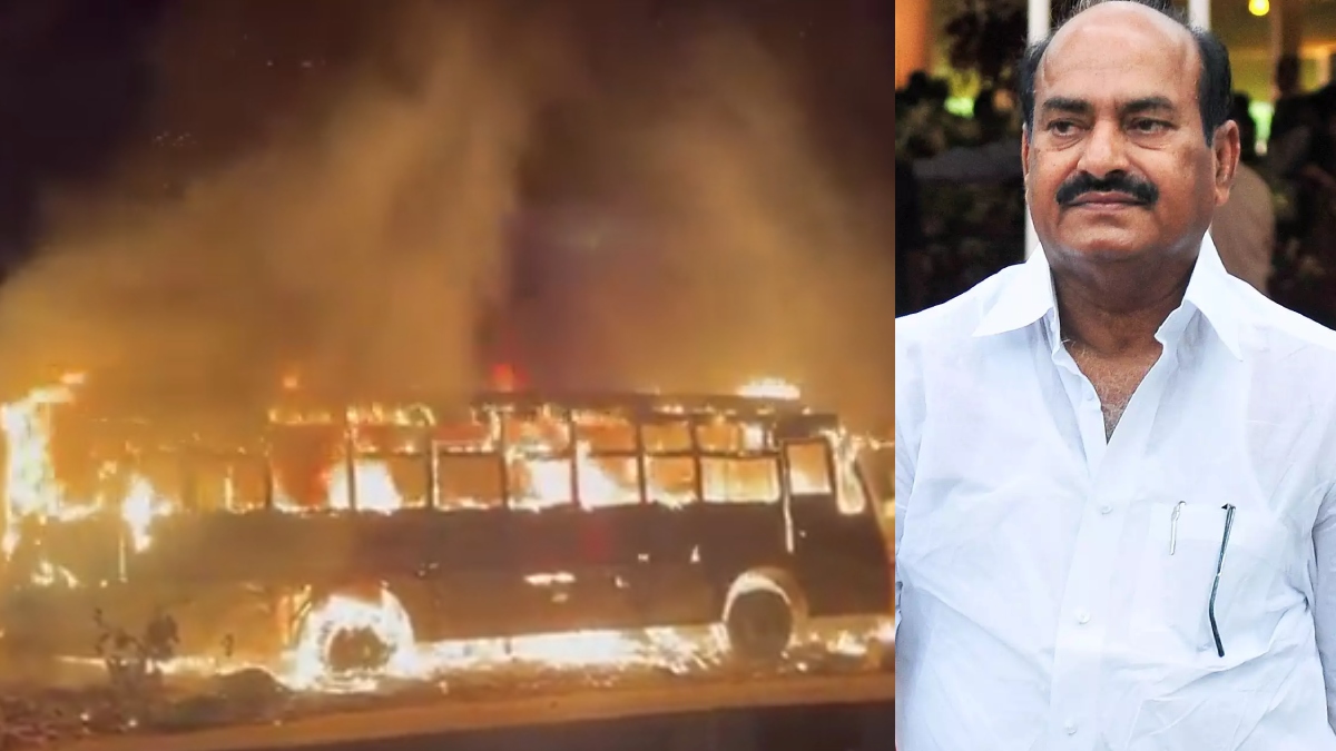 జేసీ దివాకర్ బస్సులు ఉన్నట్టుండి భగ్గు.. | JC Diwakar Reddy buses ...