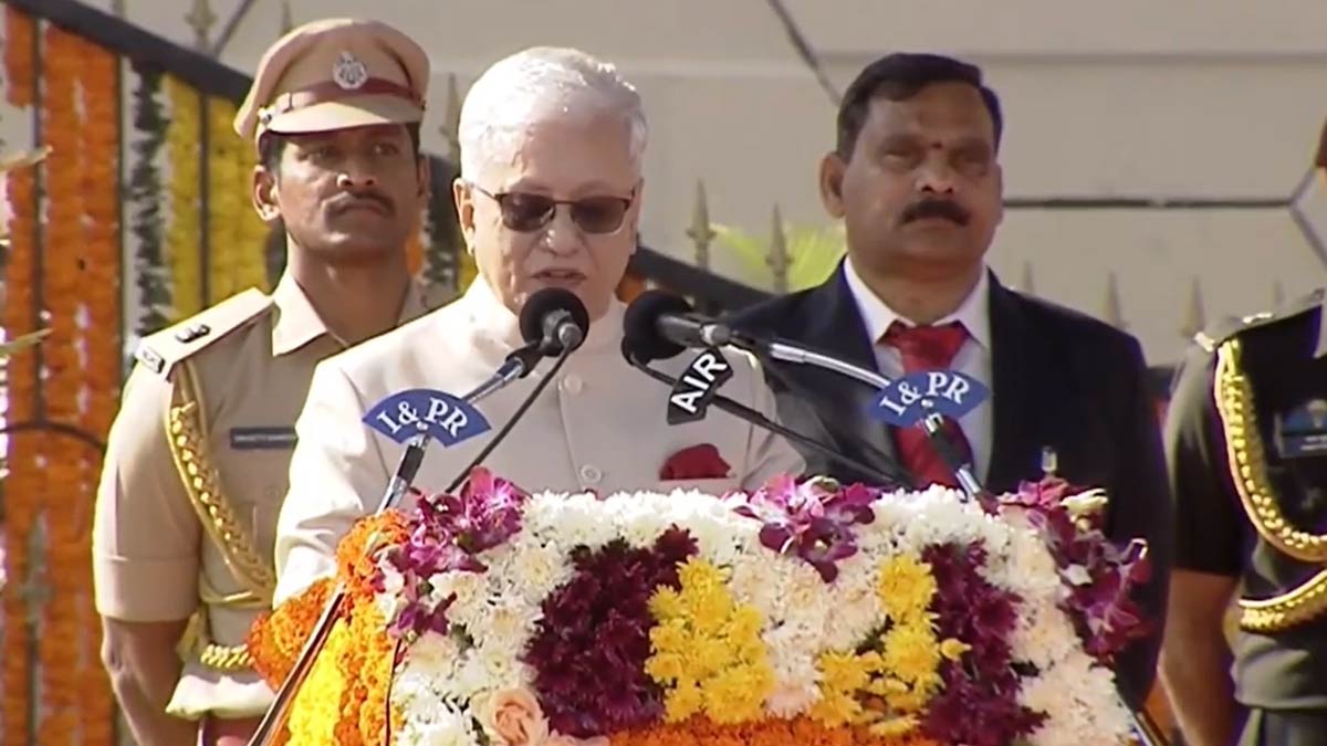 రైతుల ఖాతాల్లో నిధులు, మహిళలకు సైతం..!! | Governor Jishnu Dev Varma delivered Republic day ...