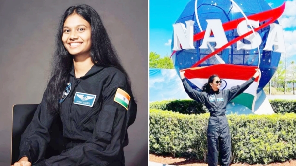 అంతరిక్ష యాత్రకు ఎంపికైన "పాలకొల్లు బంగారం".. స్పేస్ ను తాకిన తెలుగోడి సత్తా | Jahnavi Dangeti ...