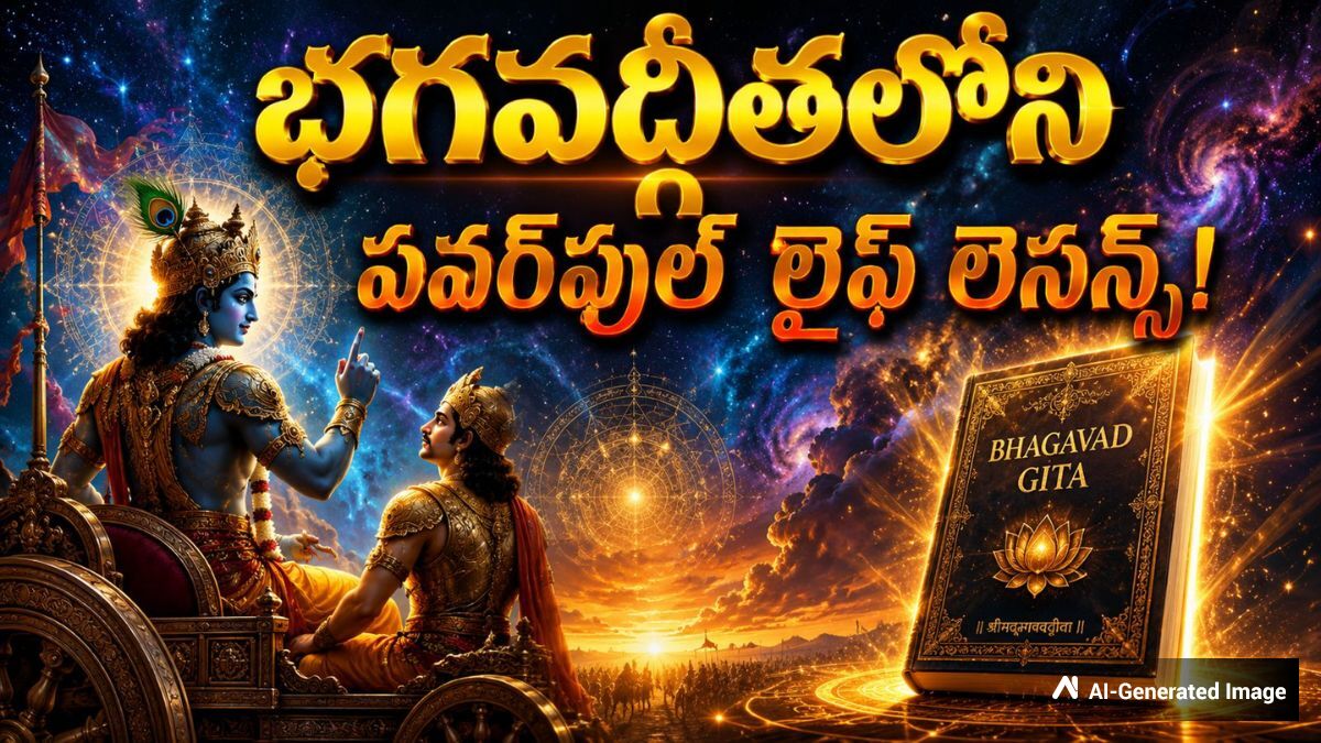 శ్రీ కృష్ణుడు చెప్పిన 10 'మైండ్ కంట్రోల్' సీక్రెట్స్ ఇవే! | Bhagavad ...
