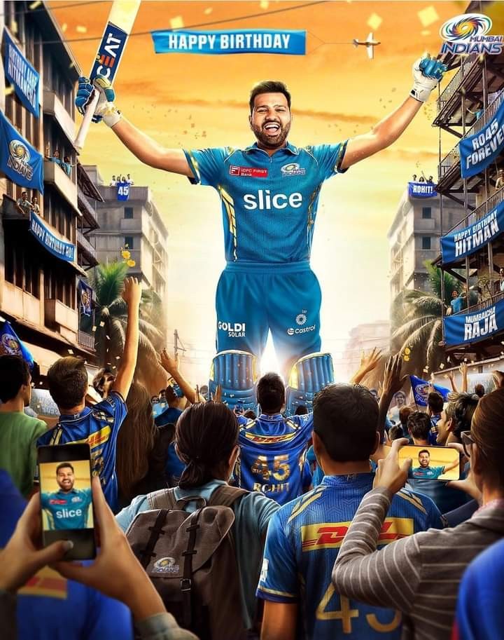 Happy Birthday Rohit Sharma, Captain of Team India, many ...