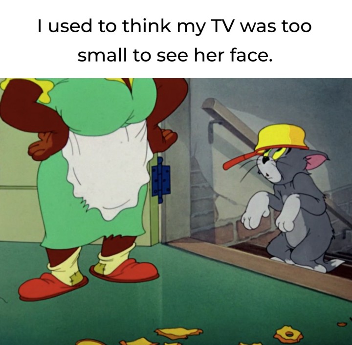 Tom looks concerned about his human's TV viewing habits. Quote Card ...