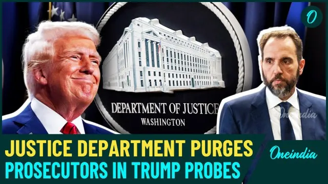 US Justice Department Dismisses Prosecutors Linked to Trump ...