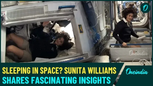 Sunita Williams' ISS Tour: Insights on Sleeping and Surviving in Space ...