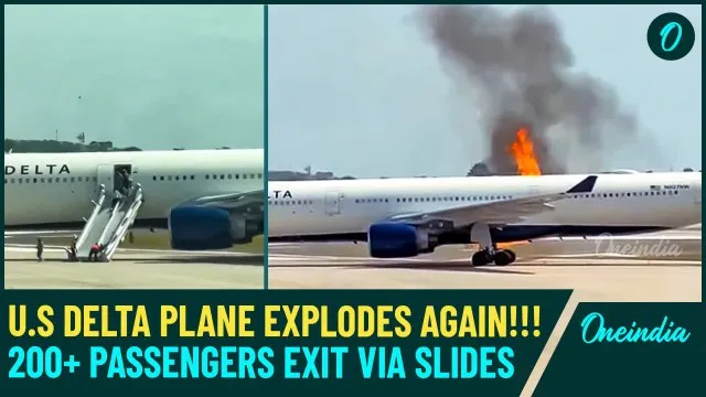 Delta Airlines Flight Fire Incident: 200 Passengers Safely Evacuated ...