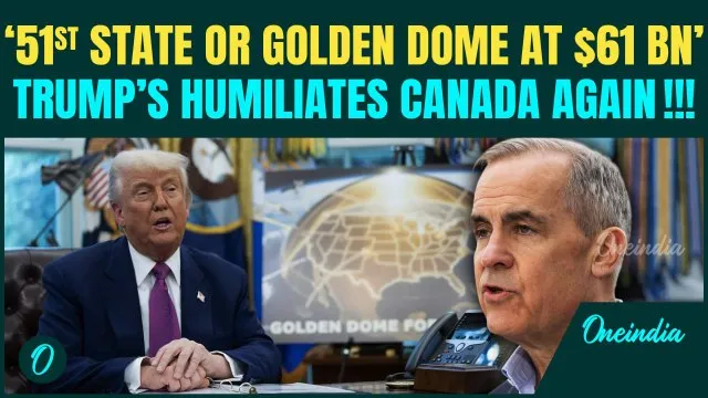 Trump PRESSURES Canada With “FREE” Golden Dome Offer—But Only as The ...