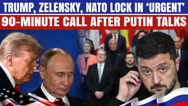 Zelensky's Panic Call After Trump-Putin SECRET Meet? Holds 90-Min Call ...