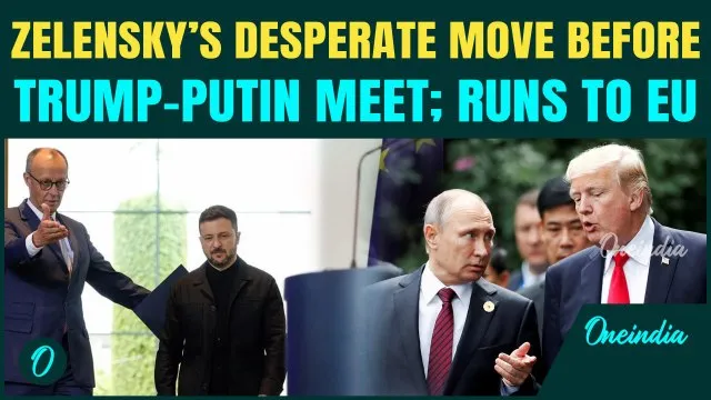 Breaking: Zelensky’s Last Cry for Help Before Trump-Putin Meet in ...