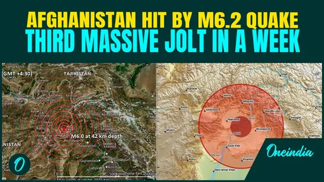 Afghanistan Earthquake Breaking: 6.2 Magnitude Quake Jolts Afghanistan; 3rd Earthquake as 2000 ...