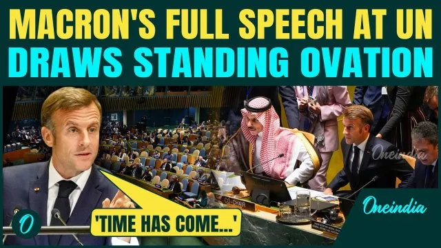 Macron's Shocking Speech at United Nations Stuns U.S, Europe & Israel ...