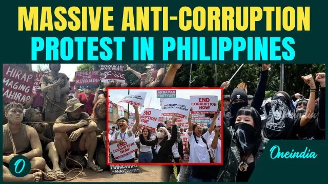Philippines Protest: Thousands Clash Over Billion-Dollar 'Ghost Flood ...
