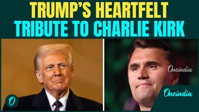 Trump pays tribute to long-time ally Charlie Kirk | ‘Heinously assassinated’ for speaking his ...
