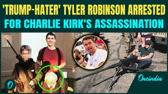 US Breaking: 'TYLER ROBINSON ARRESTED' Charlie Kirk's Assasin Nabbed In Utah|22-Year-Old Behind ...